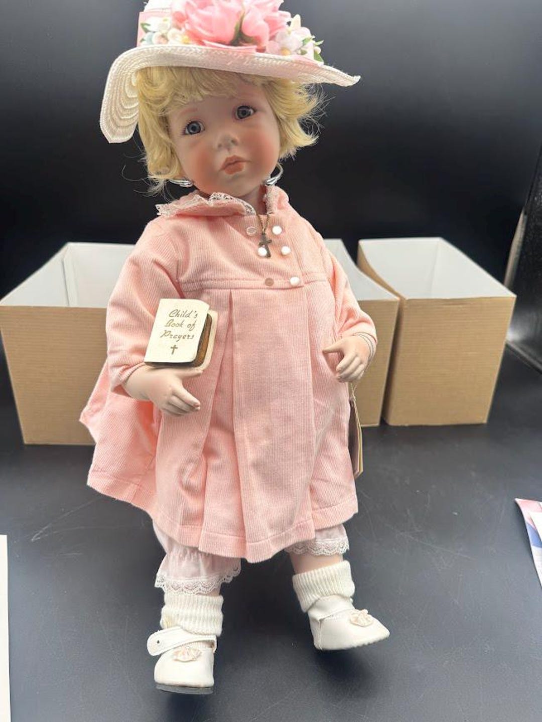 Vintage 1990s Amanda Porcelain Doll – Danbury Mint Exclusive, Pink ...