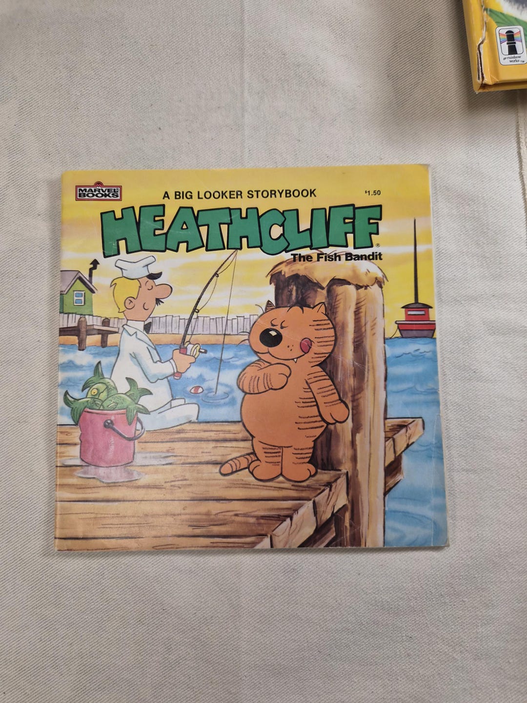 Vintage Heathcliff Big Looker Storybook the Fish Bandit – 1980s Marvel ...