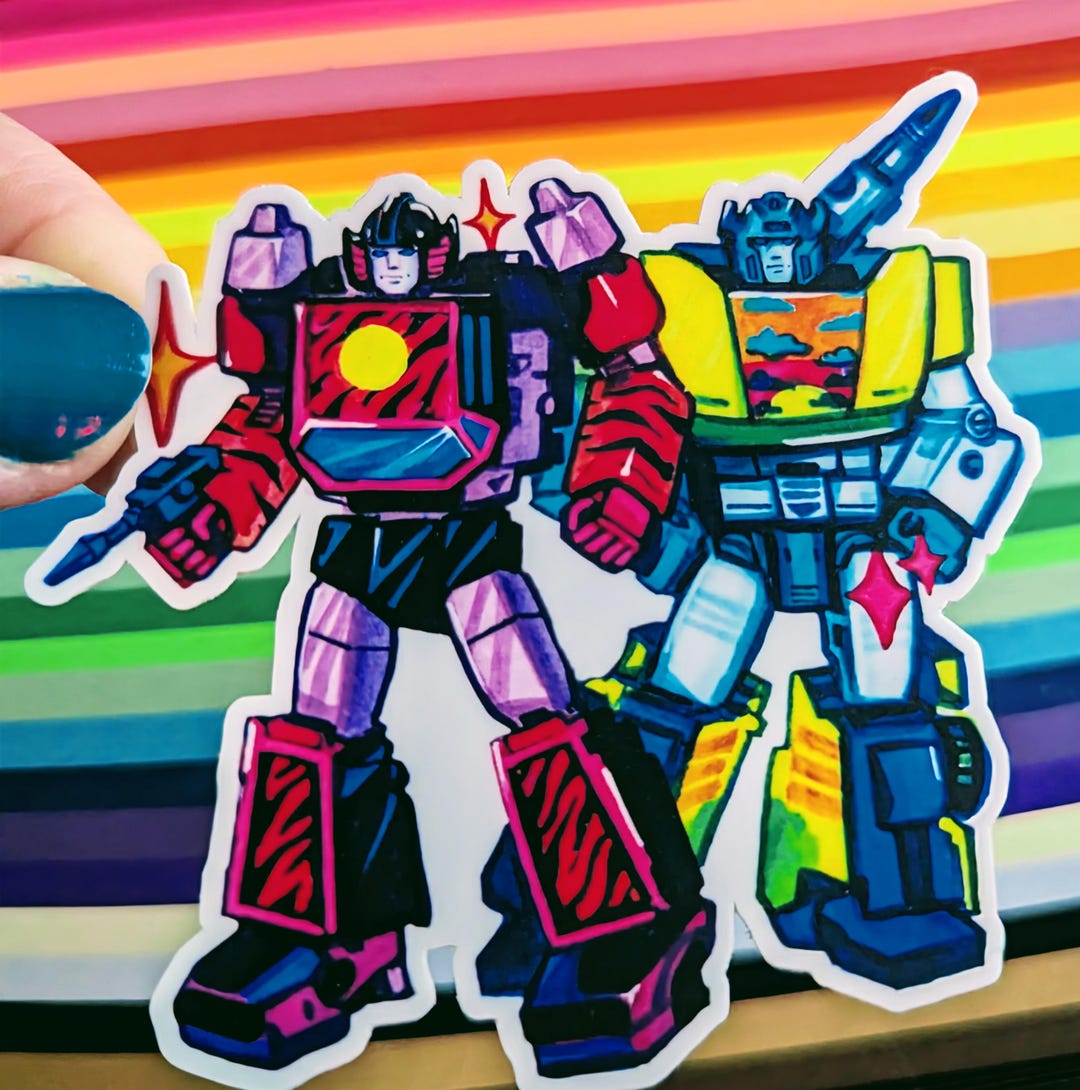 G2 Sideswipe & Sunstreaker Sticker - Etsy