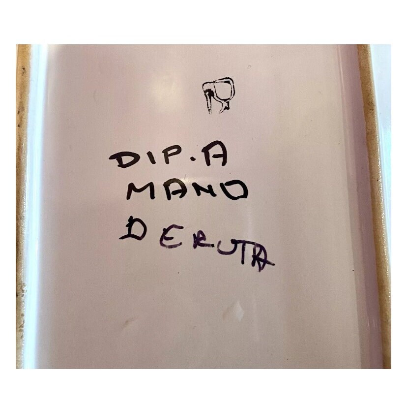 DERUTA Arabesco Green Bird Cappucino 5 Piece Set Italy EUC - Etsy