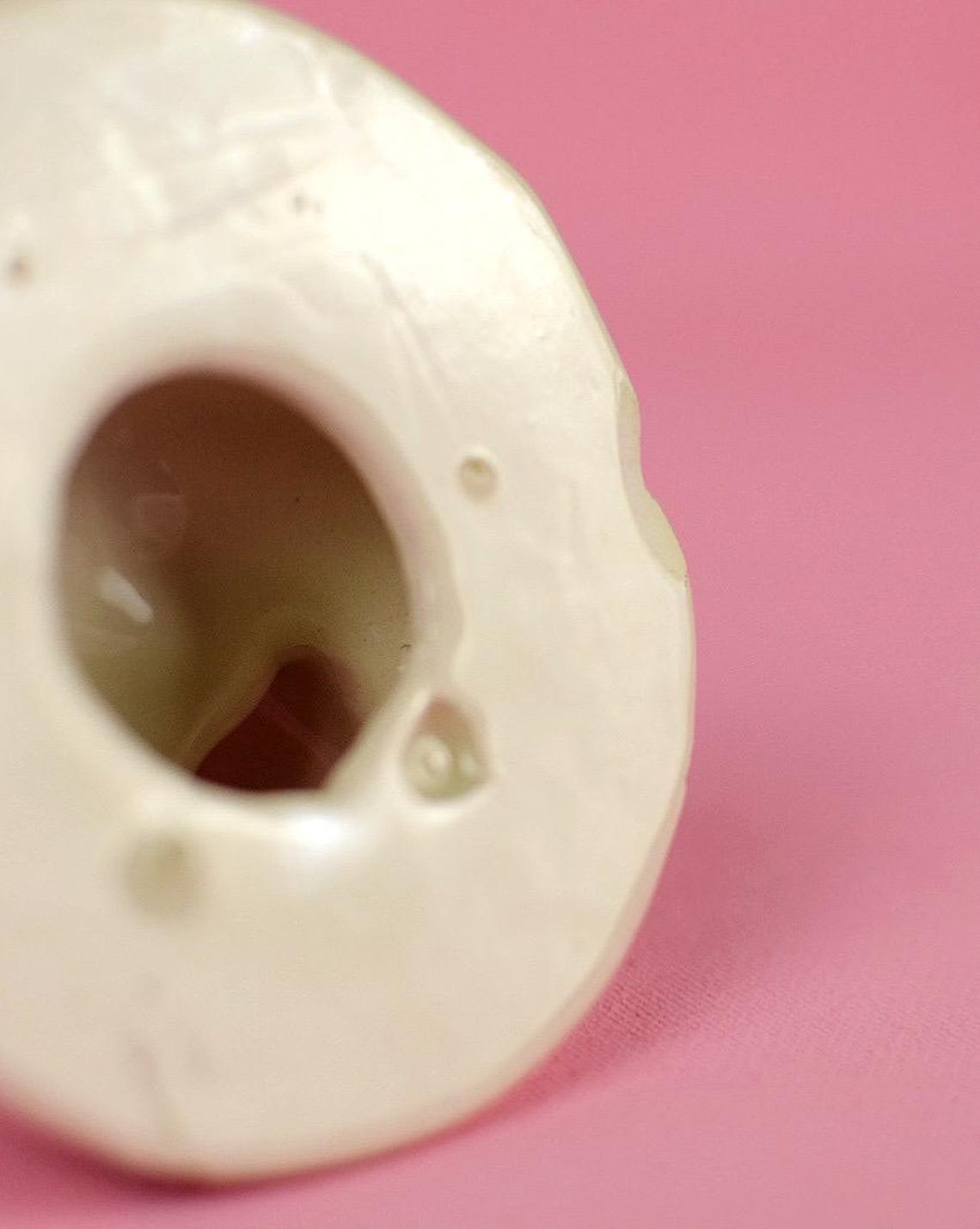 Vintage Ceramic Pink Ballet Shoes Sculpture | Iridescent Pearly Finish ...