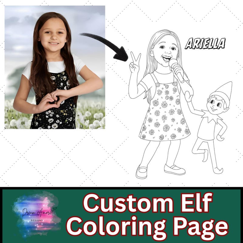 Custom Coloring Pages Pdf - Etsy