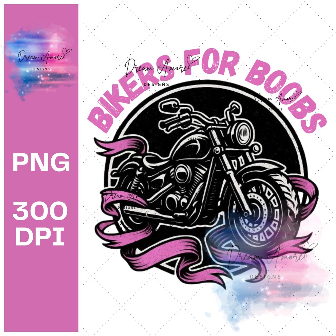 Breast Cancer Awareness PNG | Bikers for Boobs PNG | Bikers Breast ...