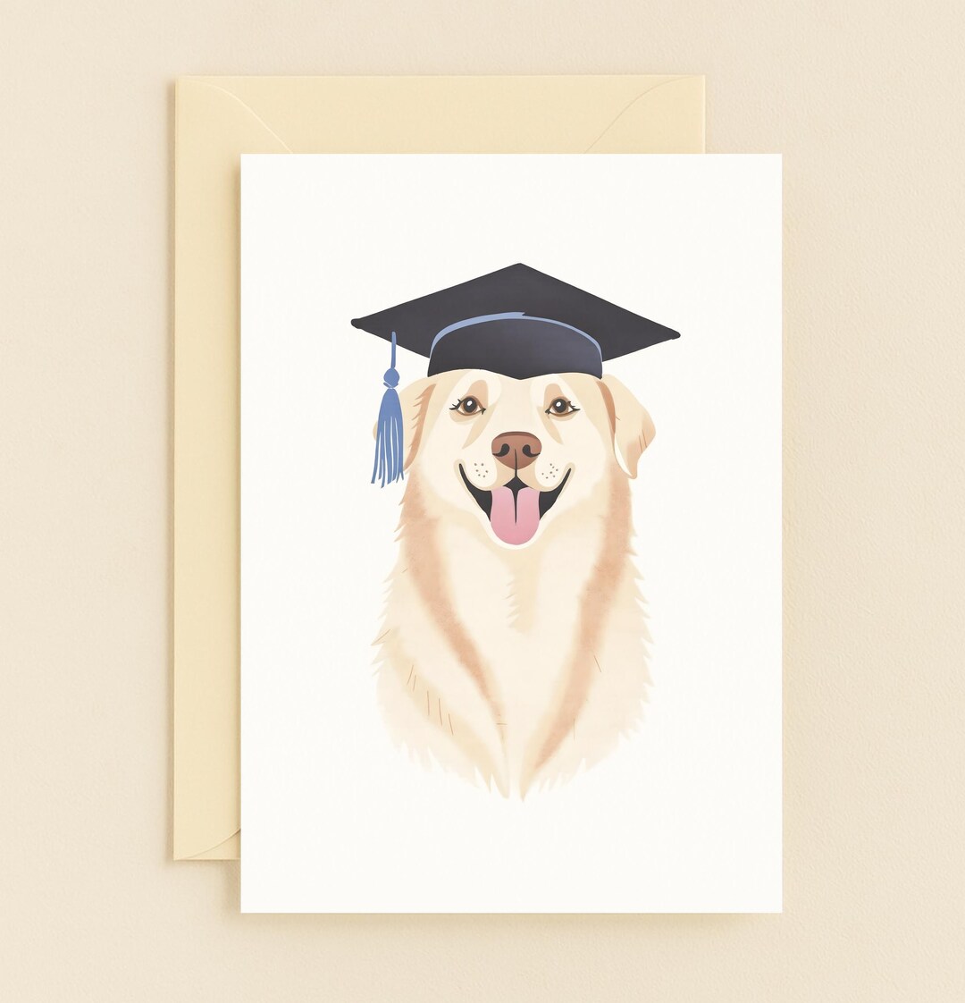 Graduation Dog Card - Etsy