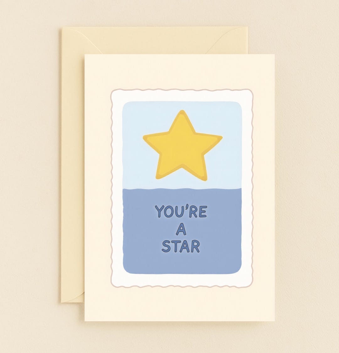 Youre A Star Encouragement Card - Etsy