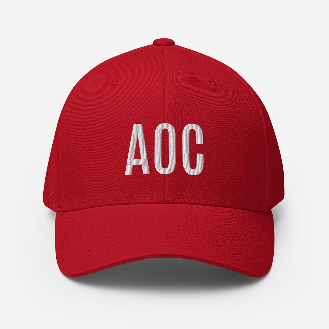 AOC Camouflage Minimalist Dad Hat Political Cap Alexandria Ocasio ...