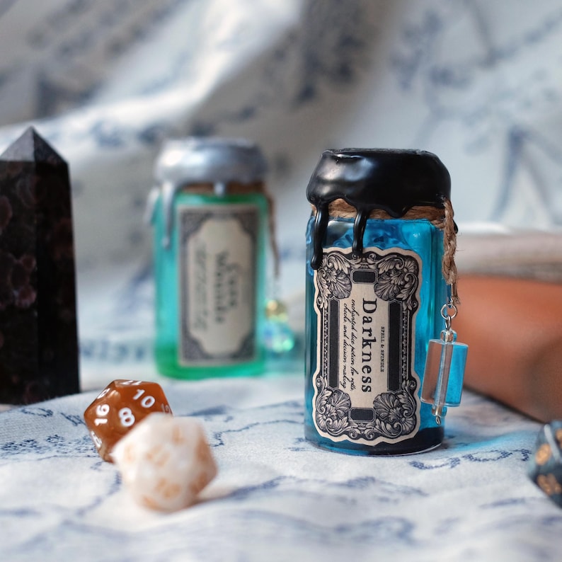 Dice Potion - Darkness | Color Change Potion Dnd Decision Maker - Etsy