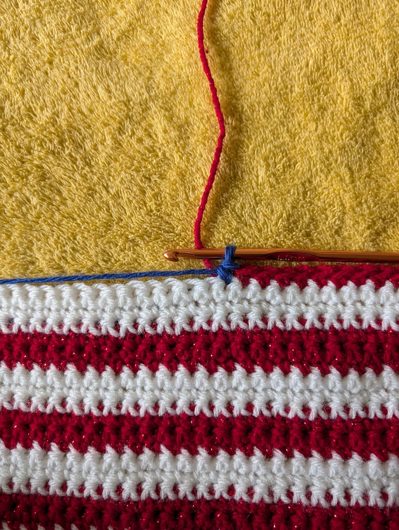 US Flag Tapestry Pattern, Crochet Pattern. - Etsy