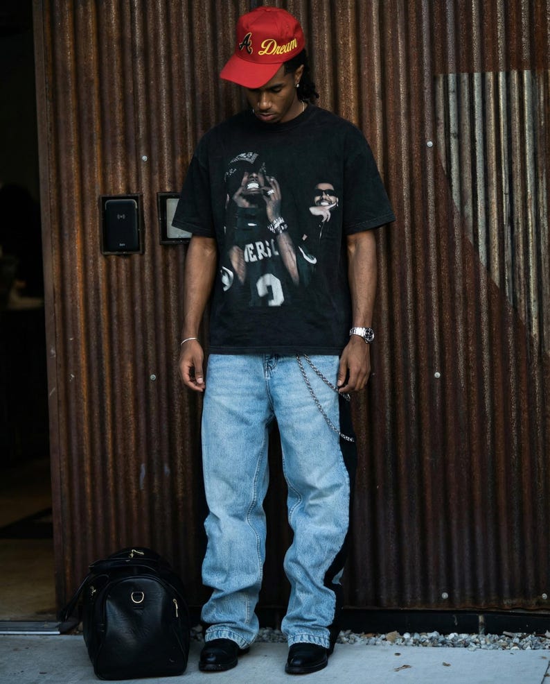 Camiseta Playboi Carti The Weeknd Streetwear Boxy, Camisetas Y2K ...