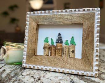 Handmade Sea Glass & Wine Cork Bird Art - Etsy