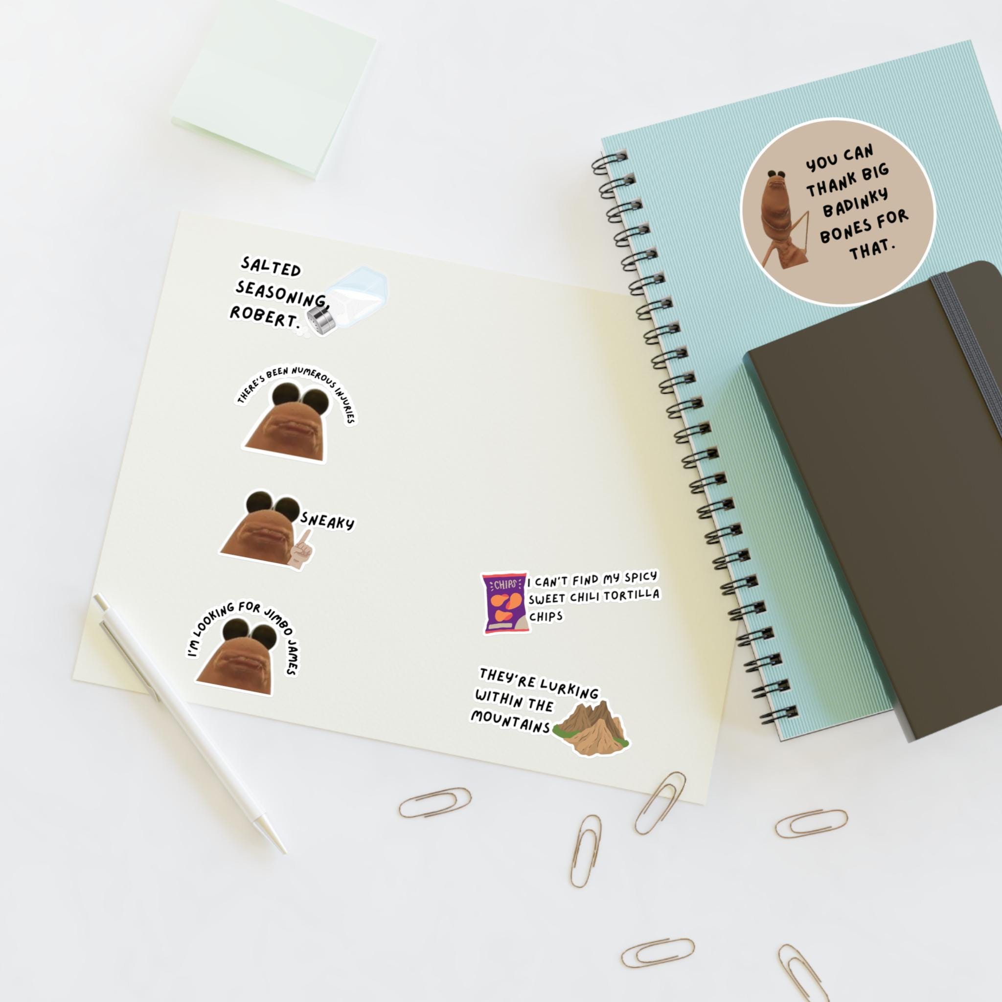 Marcus the Worm Sticker Sheet - Etsy