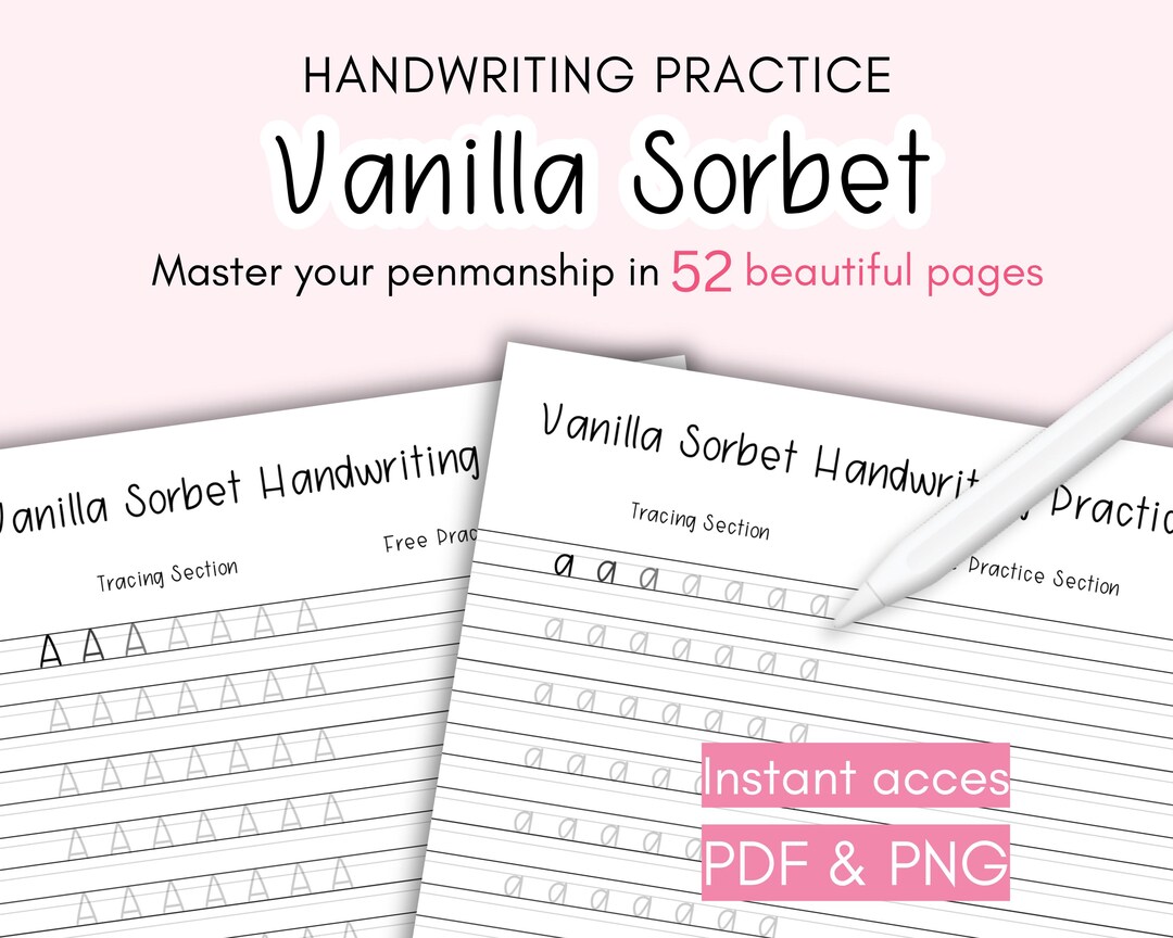 Neat Handwriting Practice Worksheets PDF | Letter Tracing Workbook for ...