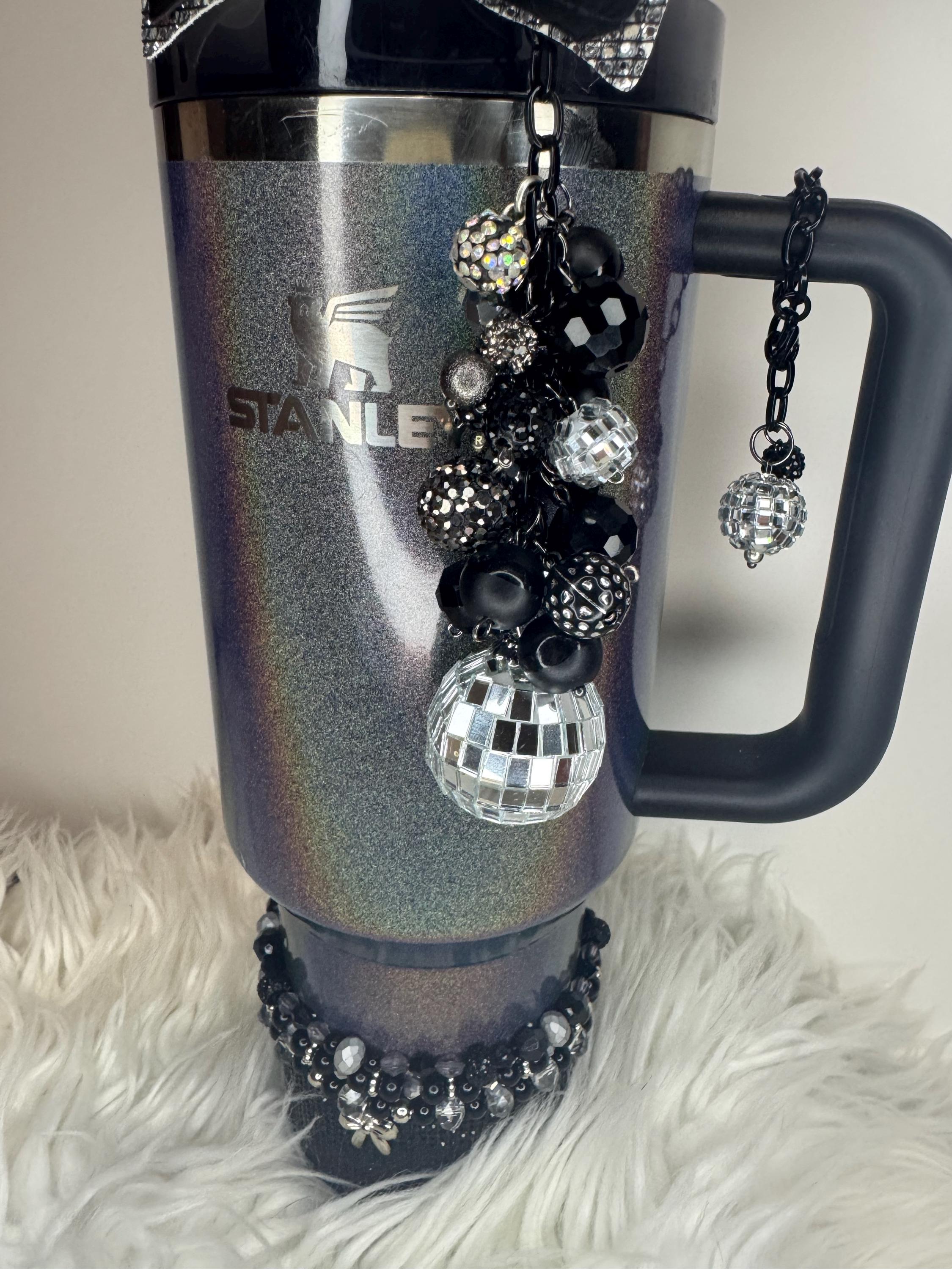 Midnight Glitz Stanley Glitzy Handle Charm - Etsy