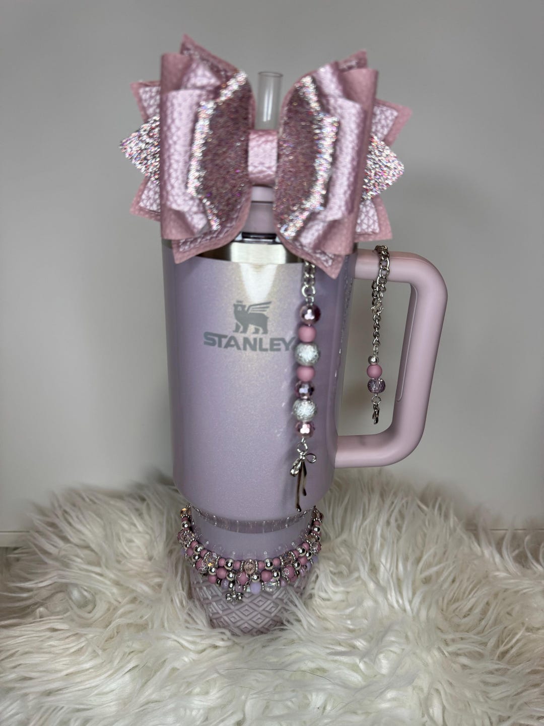 Aster Stanley Bow Straw Topper - Etsy