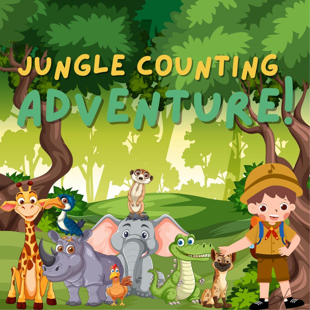 Jungle Counting Adventure - Etsy