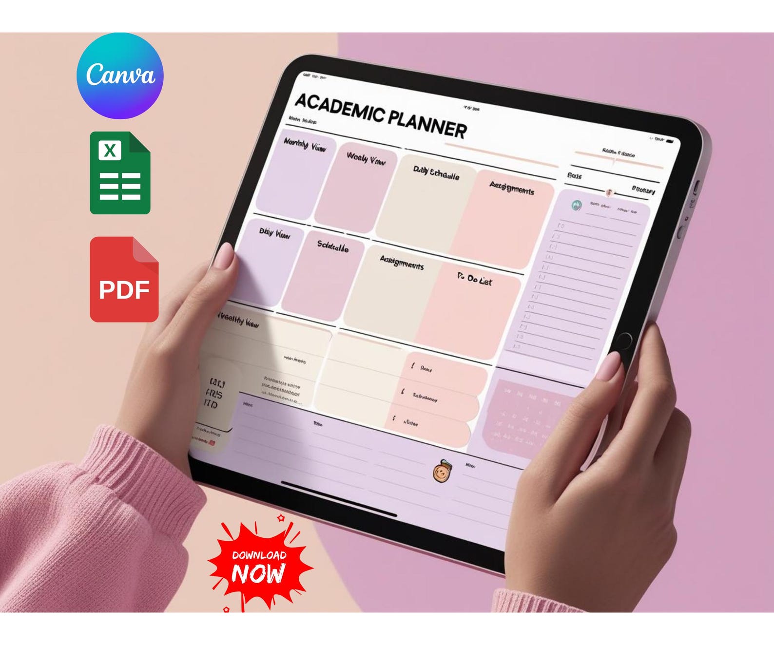 Onenote Academic Planner Template | Digital Student Organizer | College ...