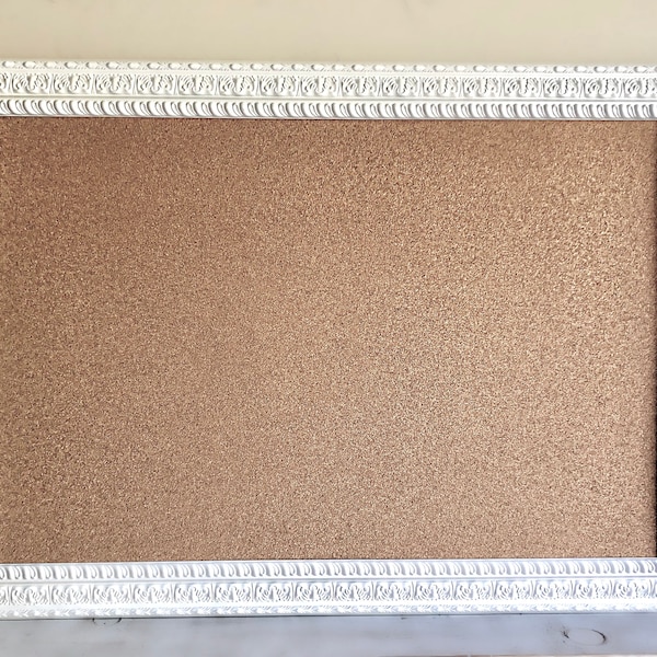 White Cork Board for Office - Etsy