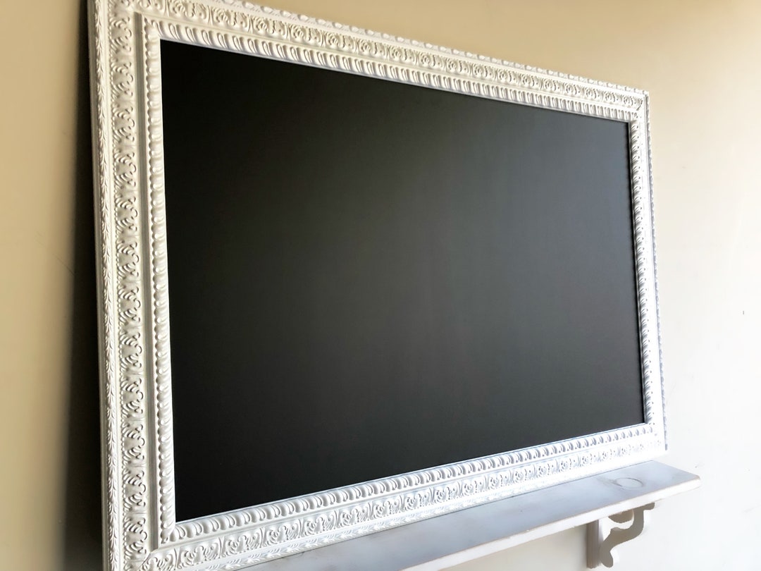 30x42 LARGE CHALKBOARD Magnetic Chalkboard White Chalkboard Framed ...