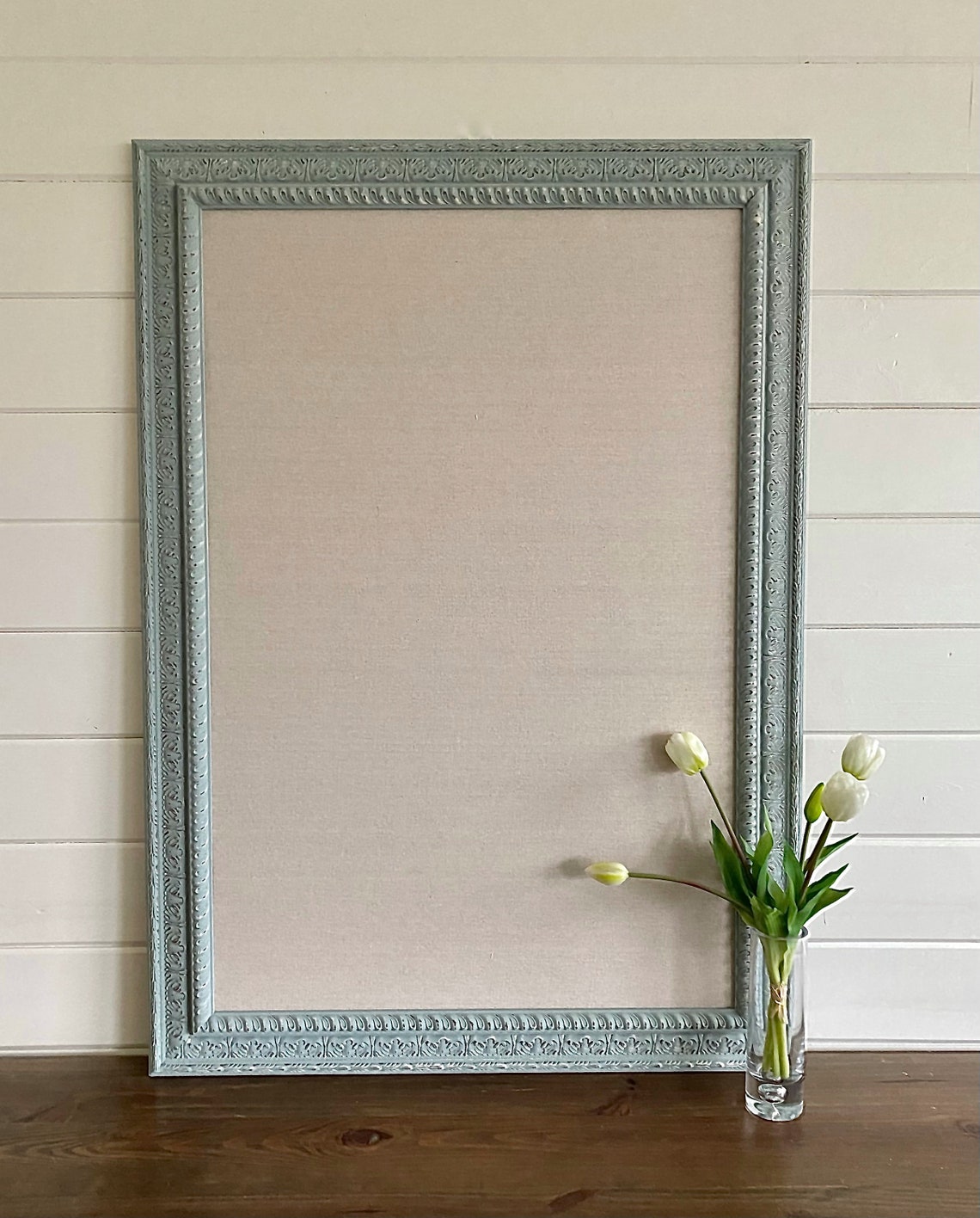 Blue MAGNET BOARD 30x42 Fabric Magnetic Board | Etsy