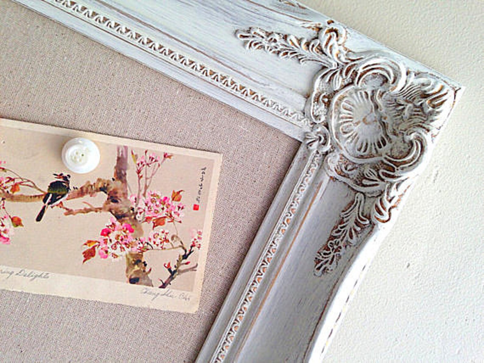 Shabby Chic BULLETIN BOARD Decorative Memo Board for Sale - Etsy