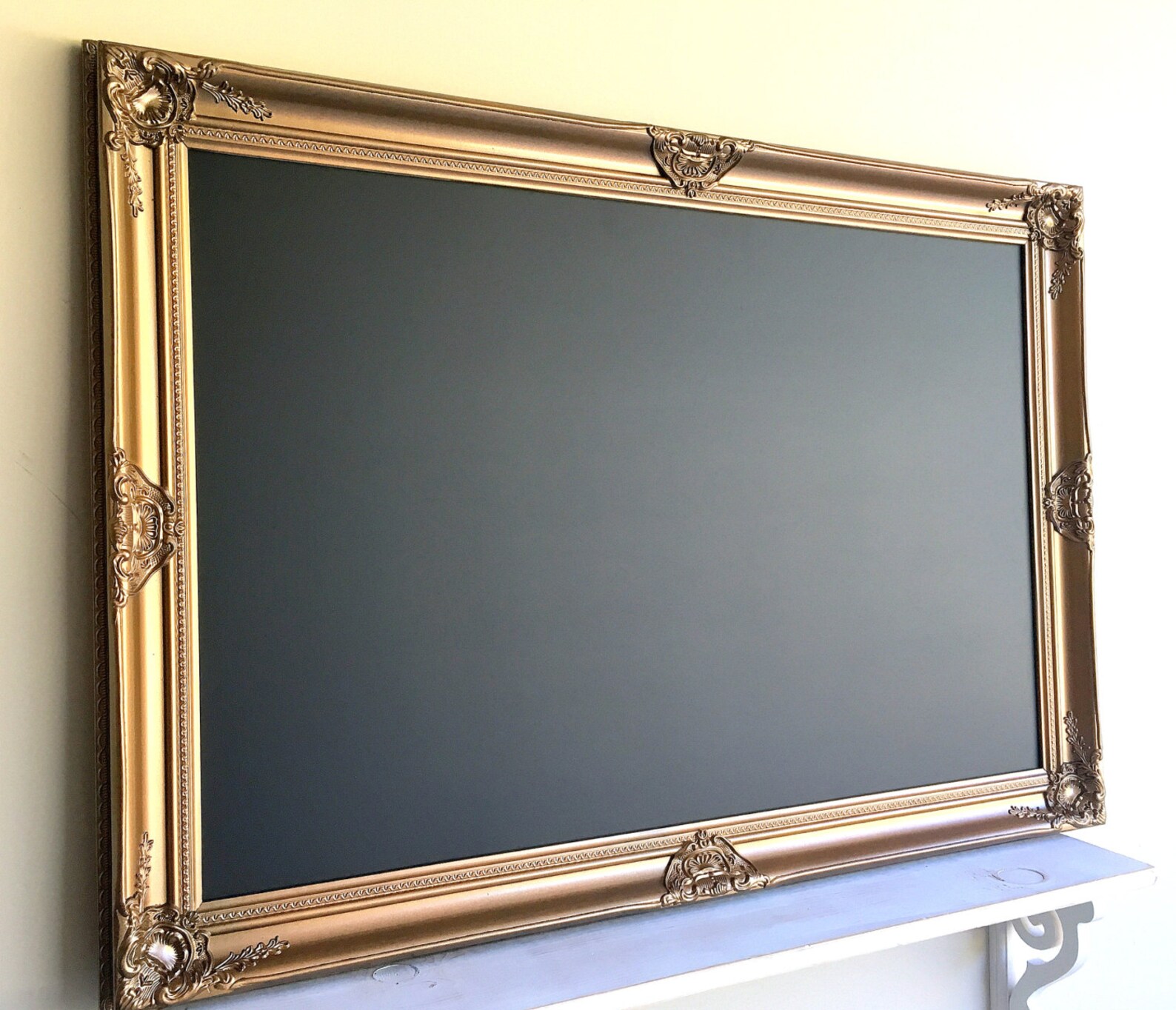LARGE FRAMED CHALKBOARD Antique Gold Chalkboard Baroque Framed - Etsy