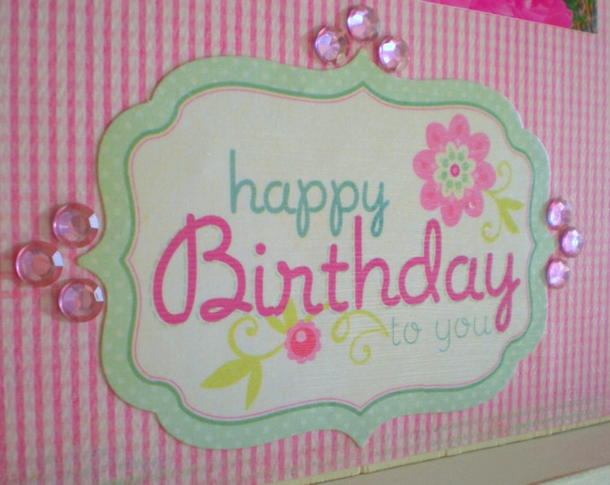 Happy Birthday Girl Picture Frame CUSTOM COLORS AVAILABLE - Etsy