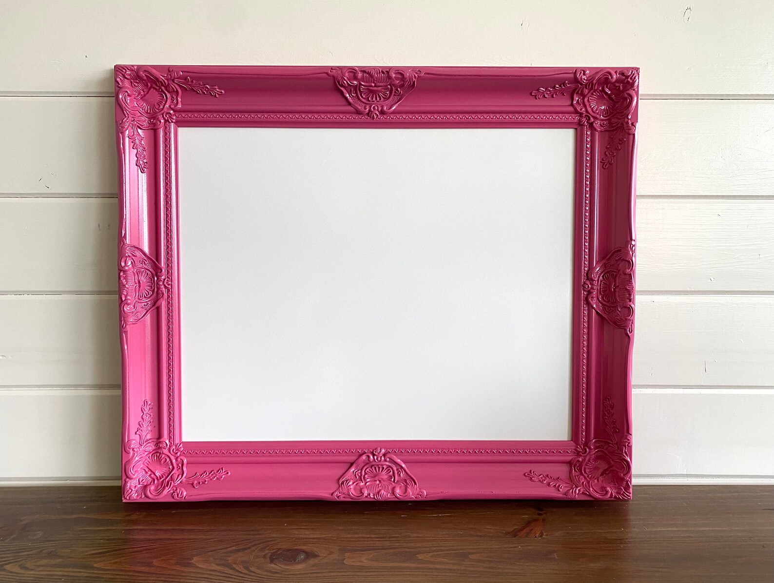 DRY ERASE BOARD Magnetic Whiteboard Pink White Girls Room | Etsy