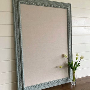 Blue MAGNET BOARD 30x42 Fabric Magnetic Board Fabric Pin Board Home ...