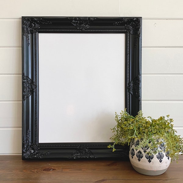 Black Magnetic Dry Erase Board - Etsy