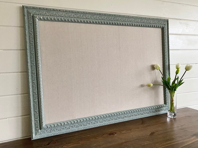 Blue MAGNET BOARD 30x42 Fabric Magnetic Board | Etsy