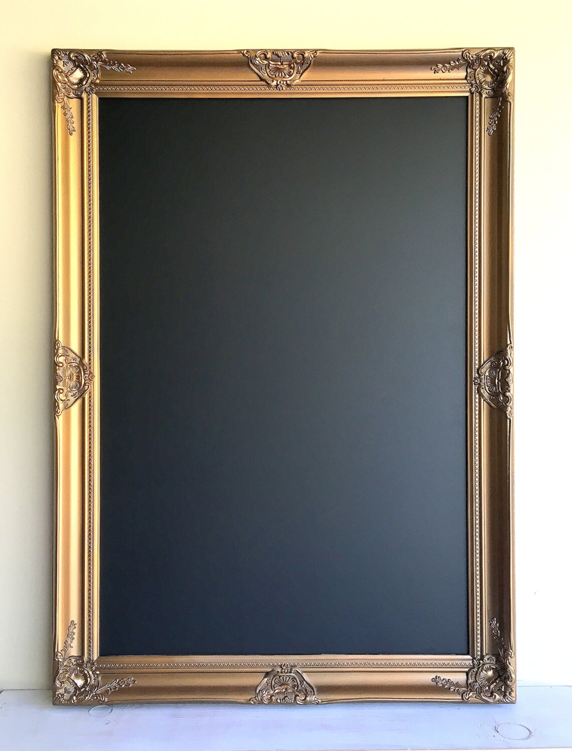 LARGE FRAMED CHALKBOARD Antique Gold Chalkboard Baroque Framed - Etsy