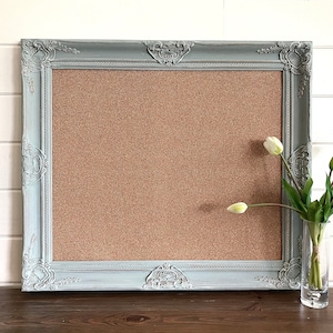 Framed CORK BOARD Organizer Pinboard Office Corkboard Bulletin Board ...