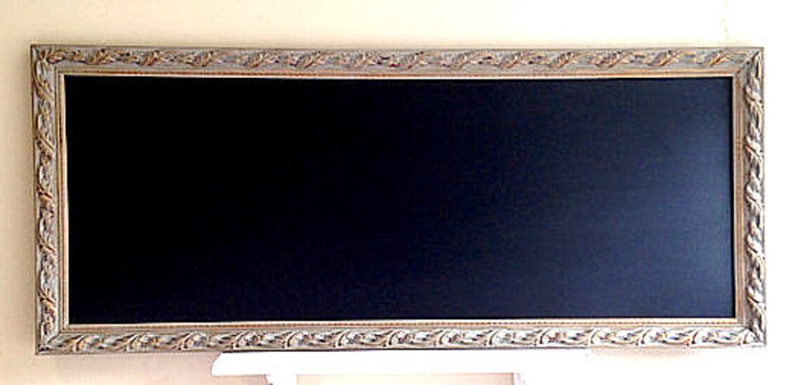 Narrow KITCHEN CHALKBOARD Long Rectangle Chalk Board Reclaimed - Etsy