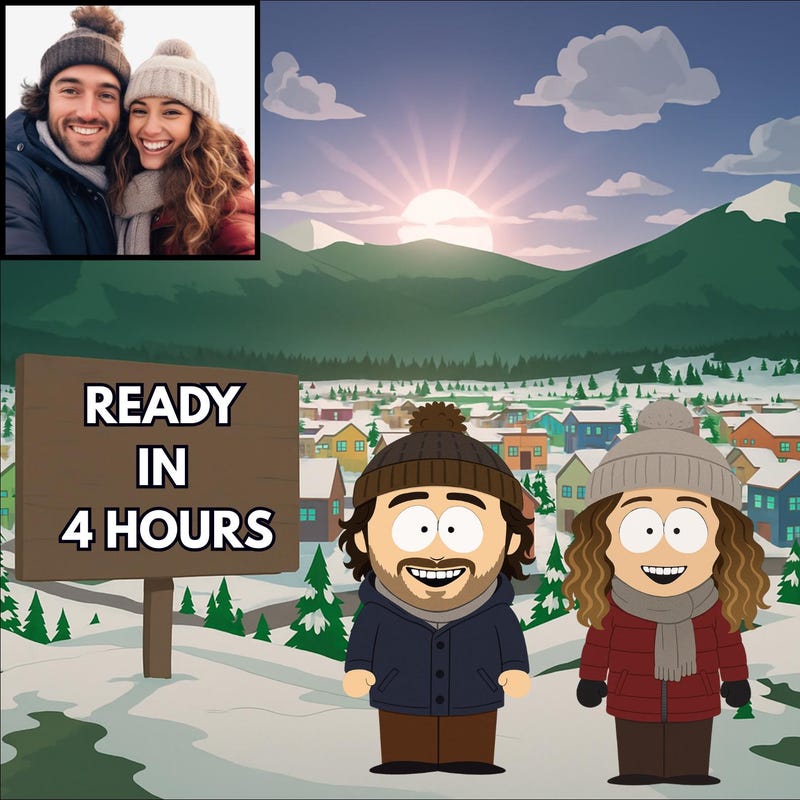 Custom South Park Cartoon - Etsy