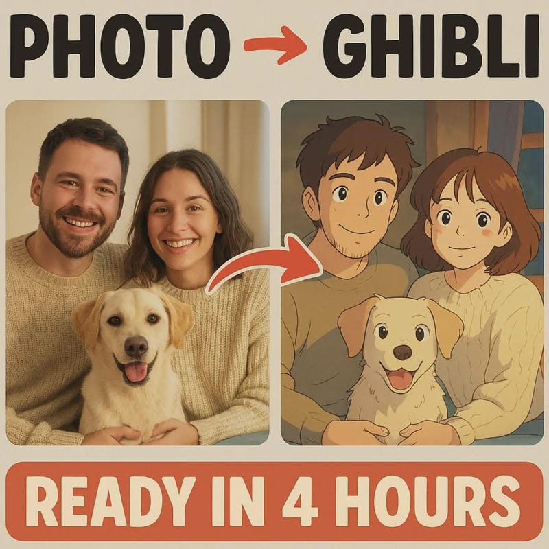 Ghibli Style Portrait - Etsy