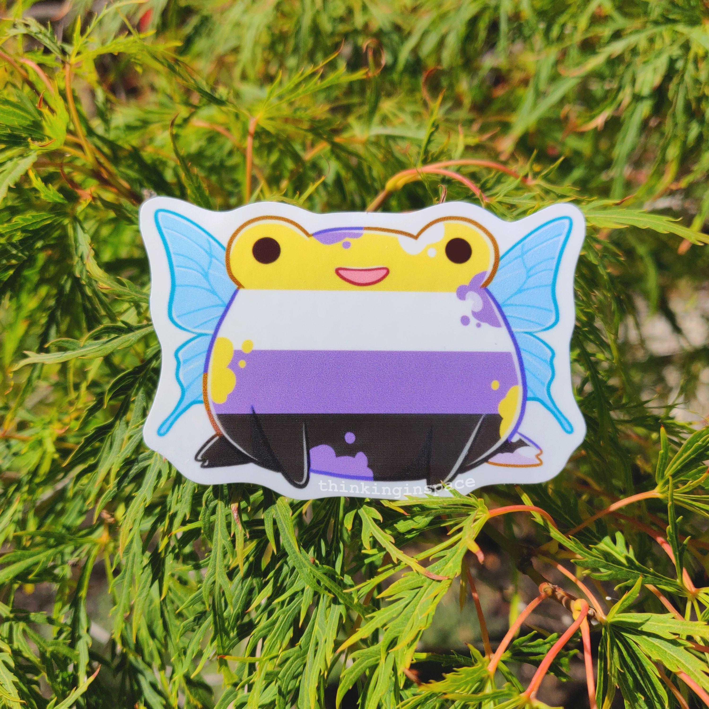 Pride Frog Vinyl Sticker: LGBTQ+ Flags, Charity Decal - Etsy