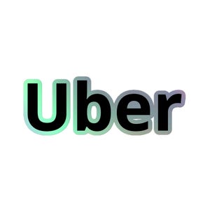Uber Holographic Stickers - Etsy