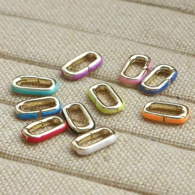Hinge Charm Round Bail - Etsy