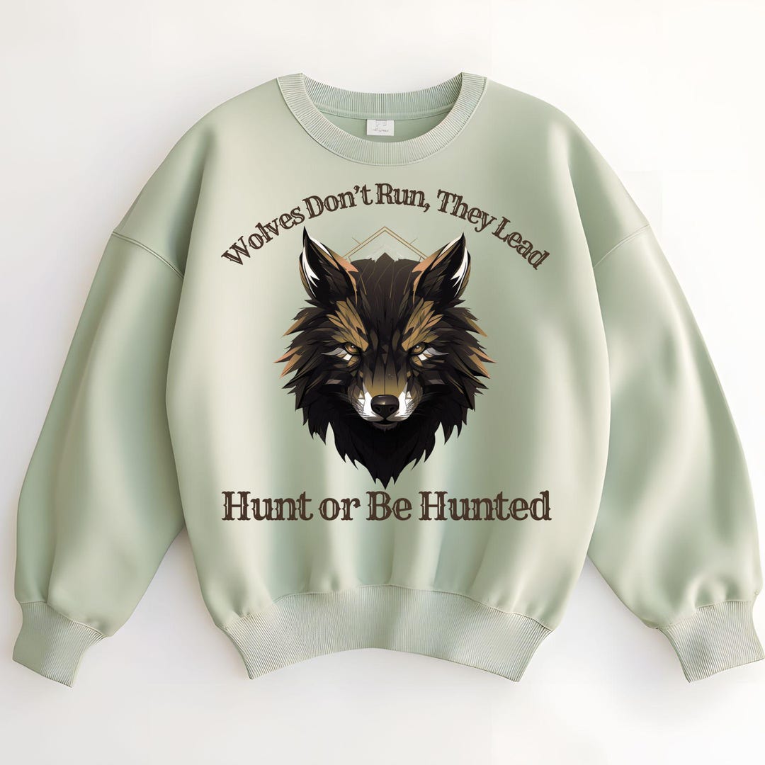 Wolf Leadership Graphic: Streetwear Design (PNG, SVG Digital Download ...