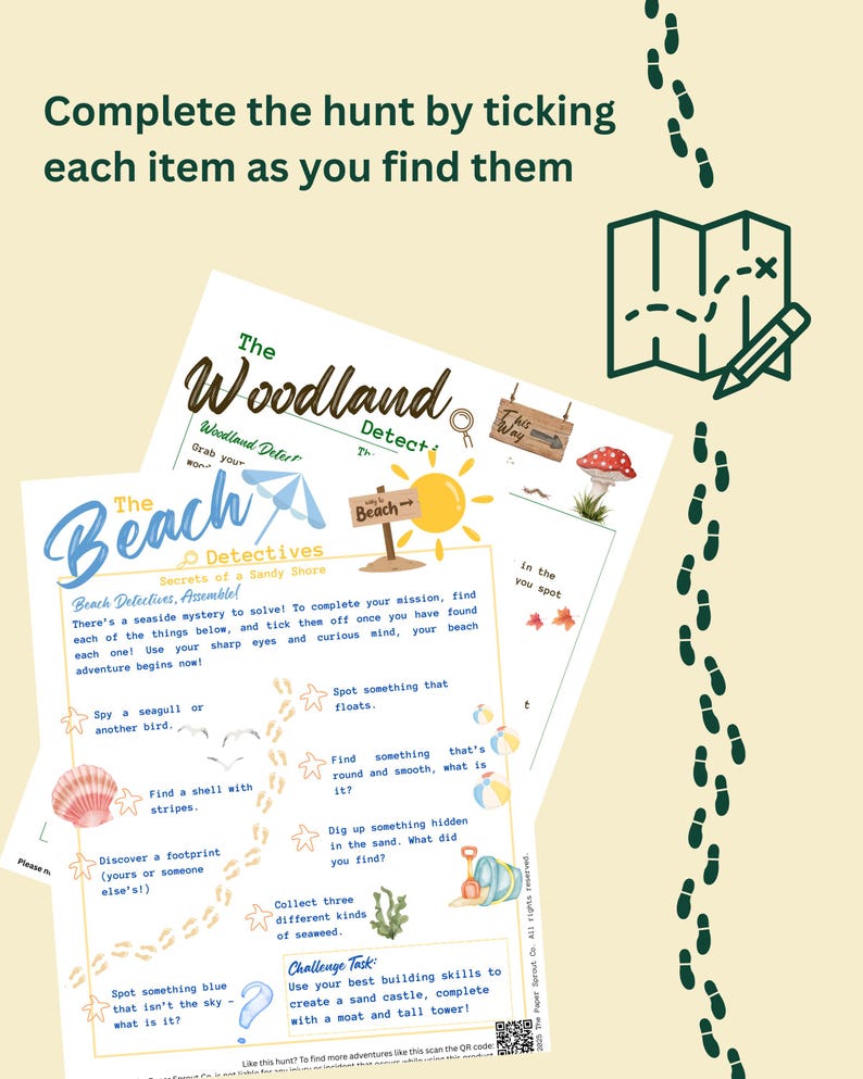 Detective Scavenger Hunt for Kids | Printable Mystery Game Activity ...