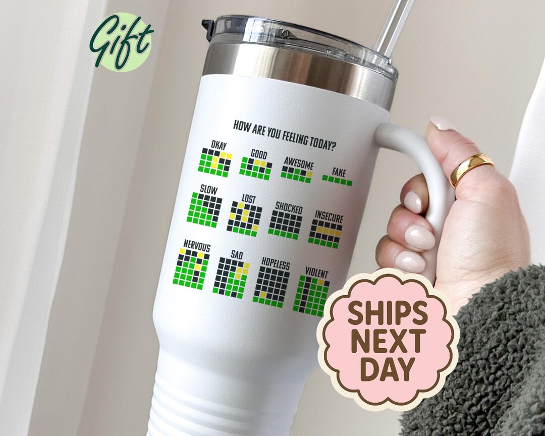 Funny Wordle Tumbler, Wordle Gifts, Wordle Lover Gift, Wordle Gift for ...