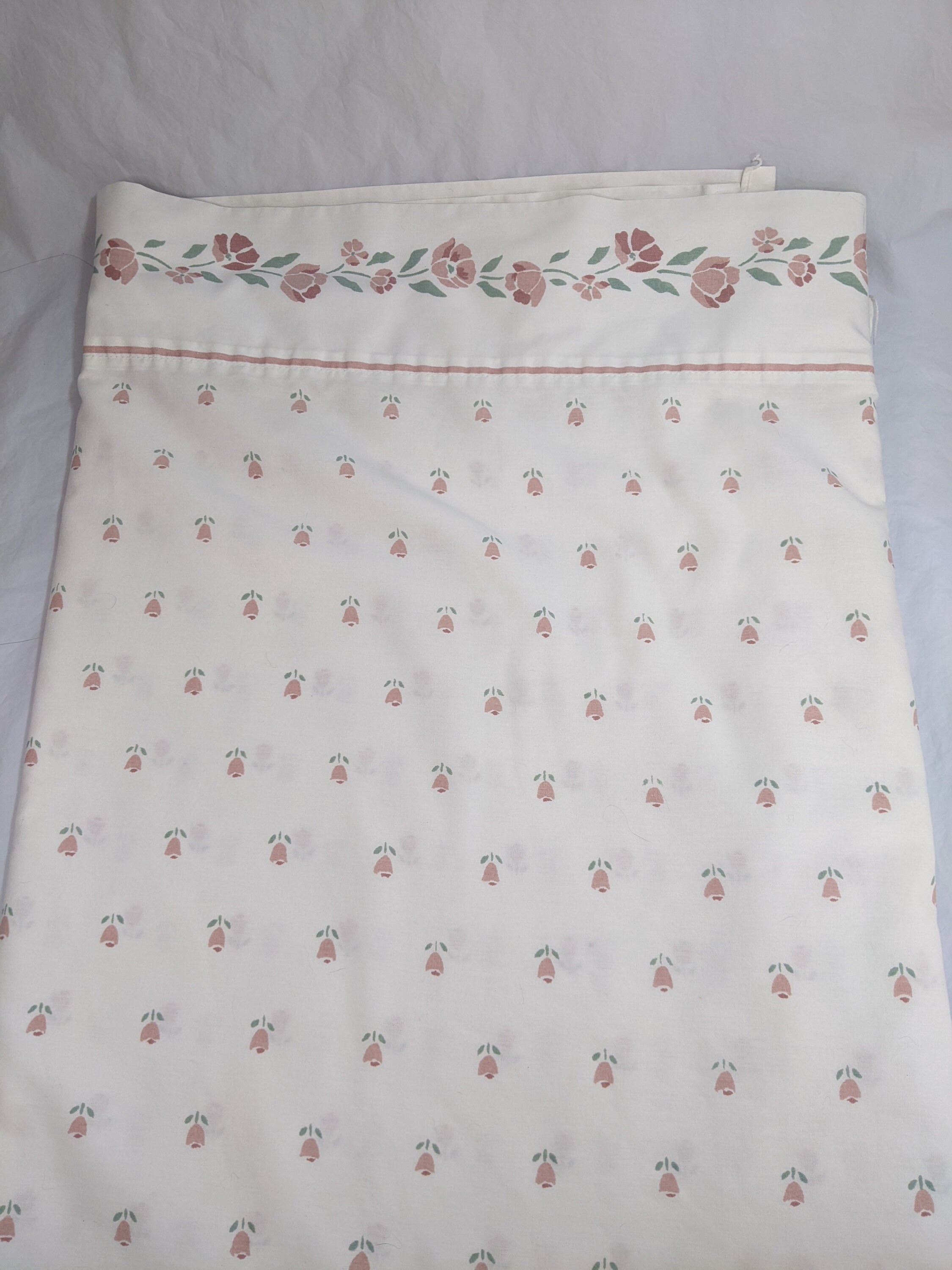 Vintage Westpoint Stevens Twin Floral Flat Sheet - Etsy