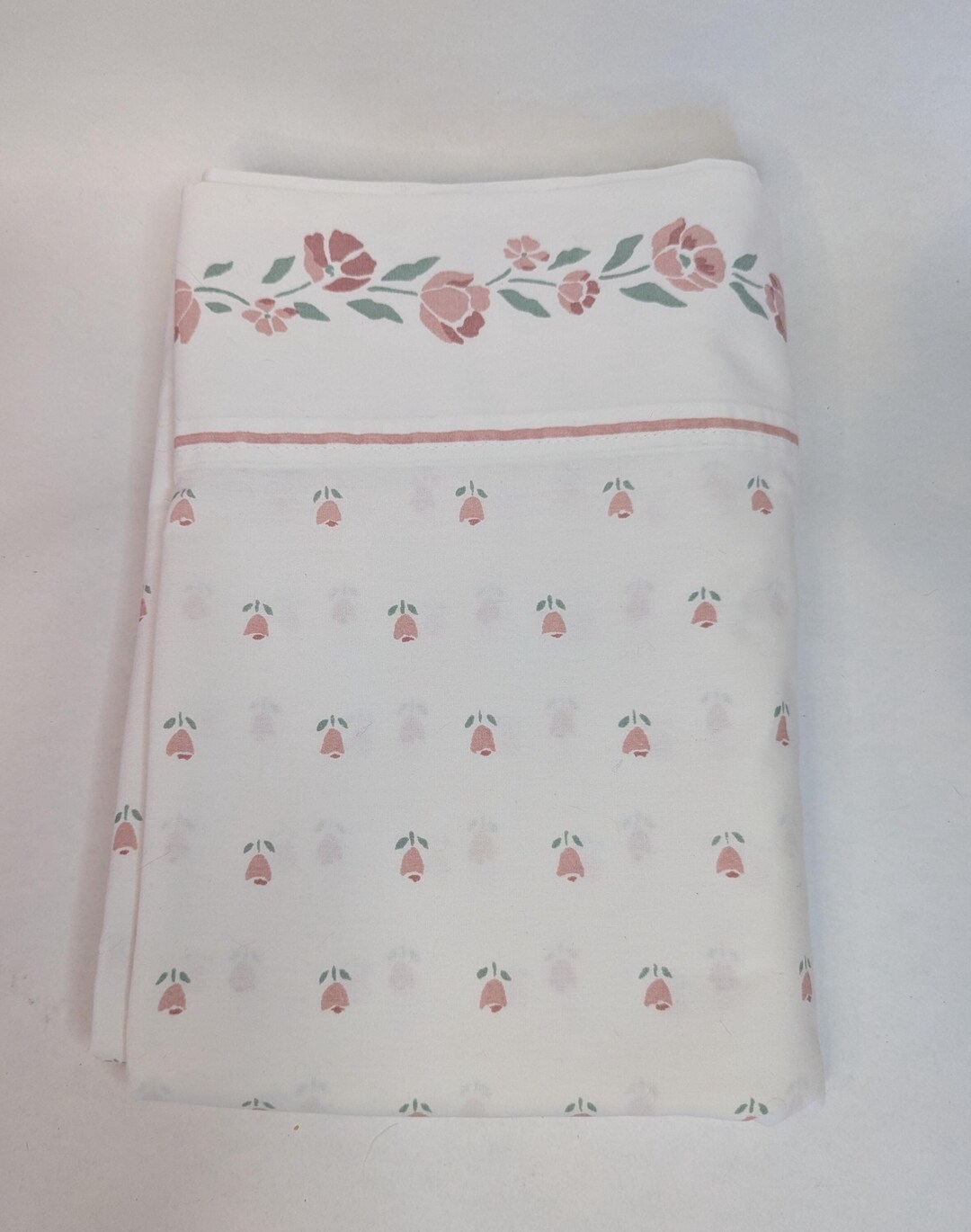 Vintage Westpoint Stevens Twin Floral Flat Sheet - Etsy