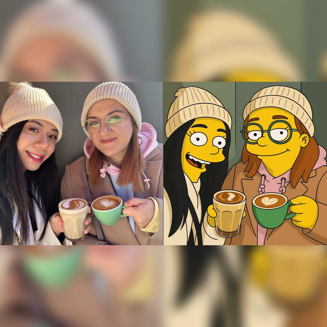 Simpsons Style Portrait | Digital Artwork - Etsy