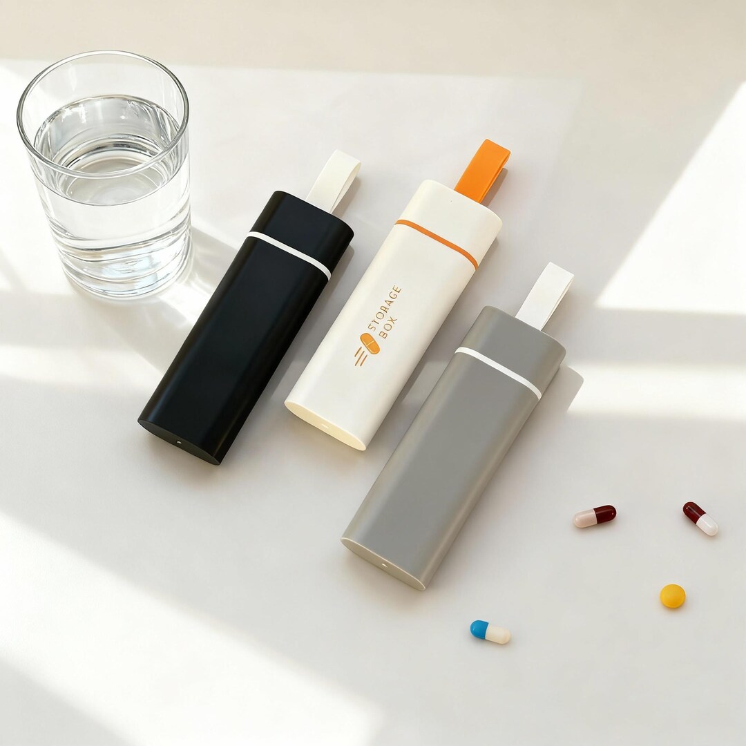 Personalized Pill Box，portable 3-day Pill Box, Pill Organizer, Travel ...
