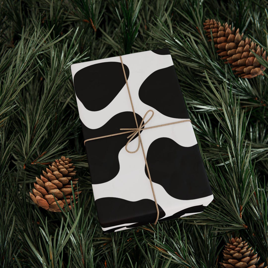 Inspiring Cow Print Wrapping Paper Images