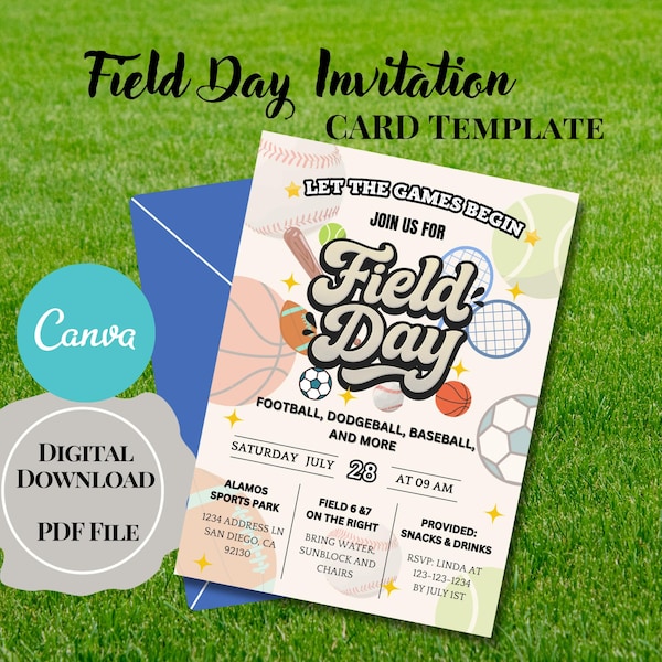 Field Day Poster - Etsy