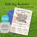 Editable Field Day Invitation Card Template|sports Invite|field Day ...
