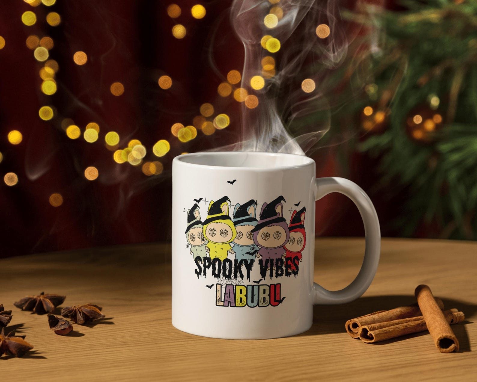 Spooky Vibes Labubu Png| Sublimation Design| Summerween Labubu| Instant ...