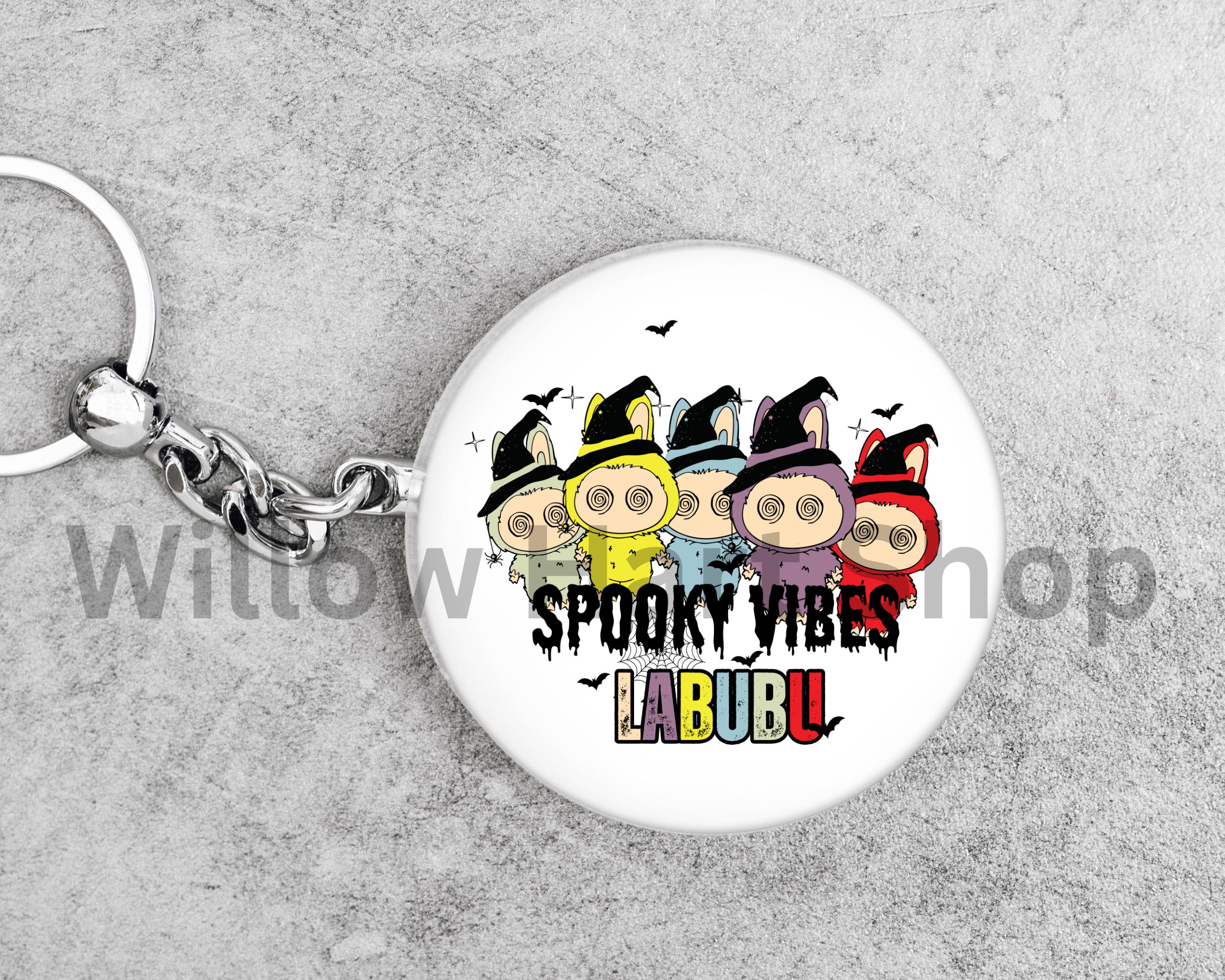 Spooky Vibes Labubu Png| Sublimation Design| Summerween Labubu| Instant ...